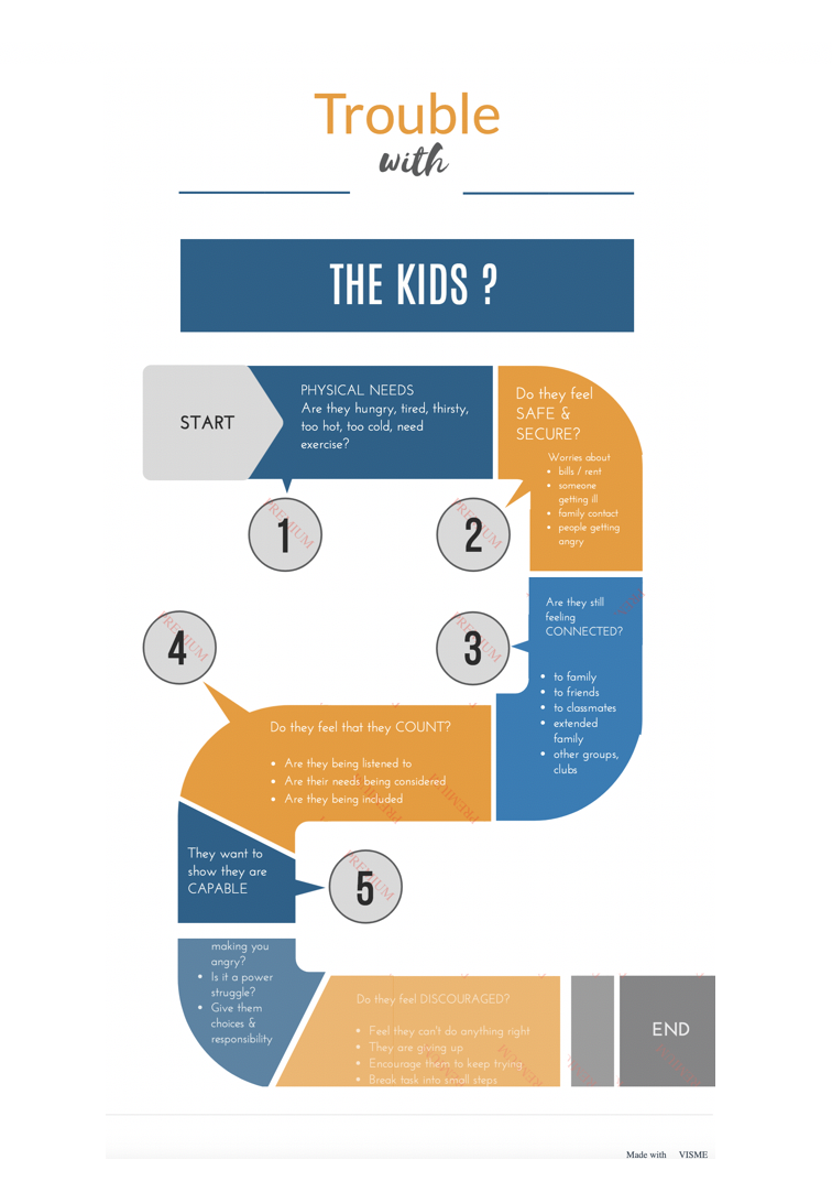 13. Flow chart to find the NEED behind the behaviour – Sharing Parenting