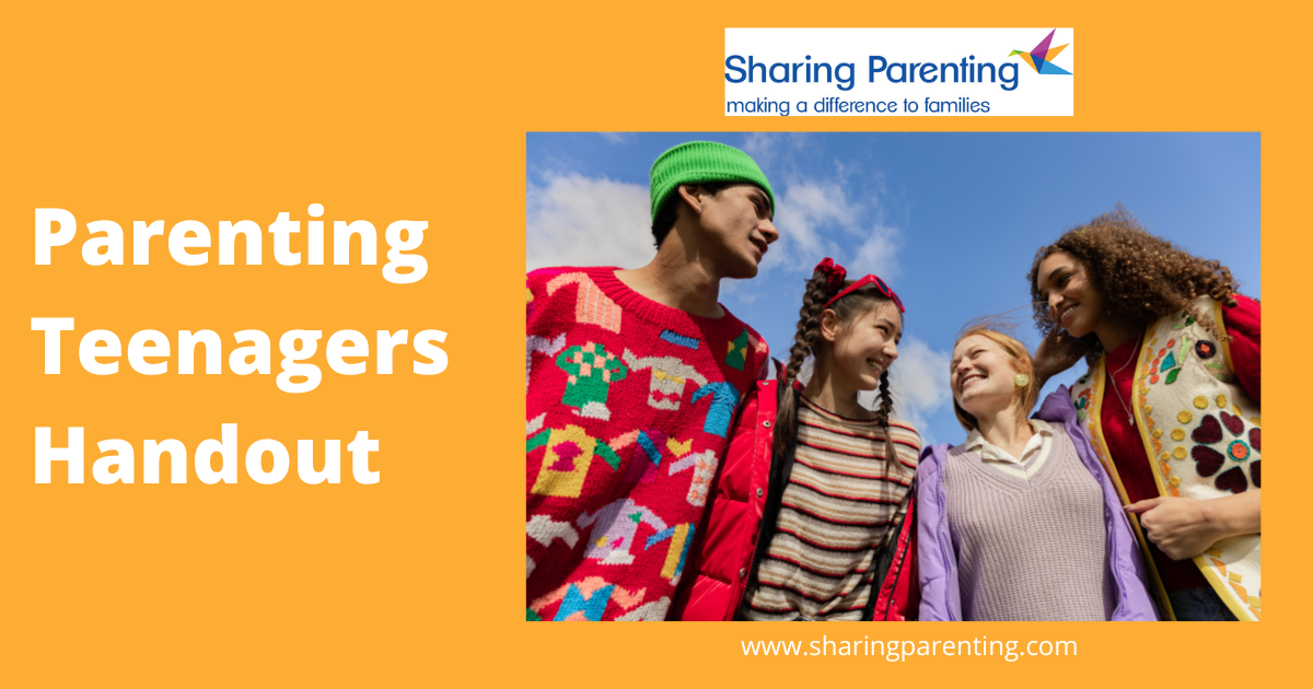 Parenting Teenagers – Sharing Parenting