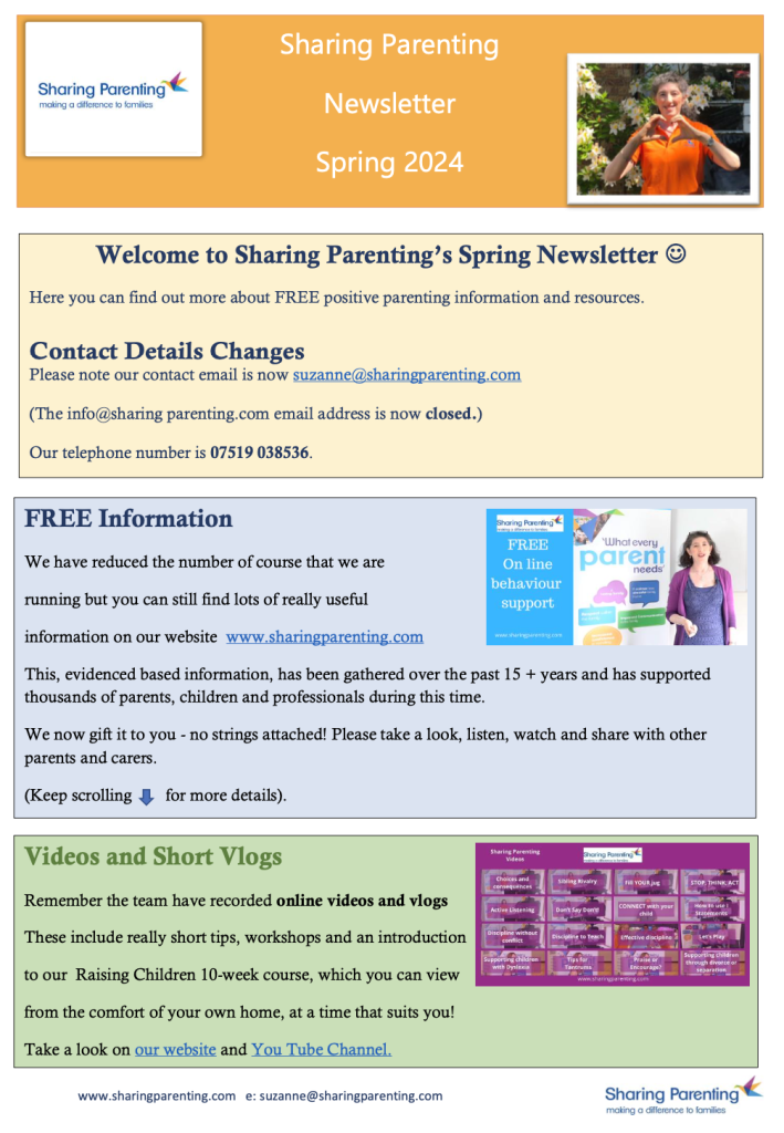 What’s Coming Up For Parents? – Sharing Parenting